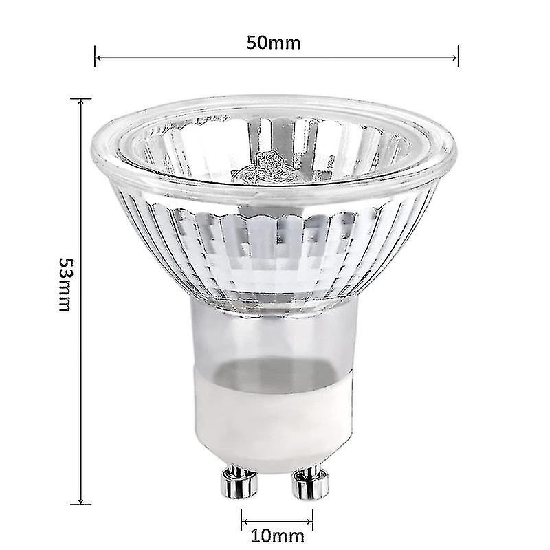 5 Pcs Gu10 35w Halogen Spotlight Bulb Dimmable, Halogen Reflector Lamps ...