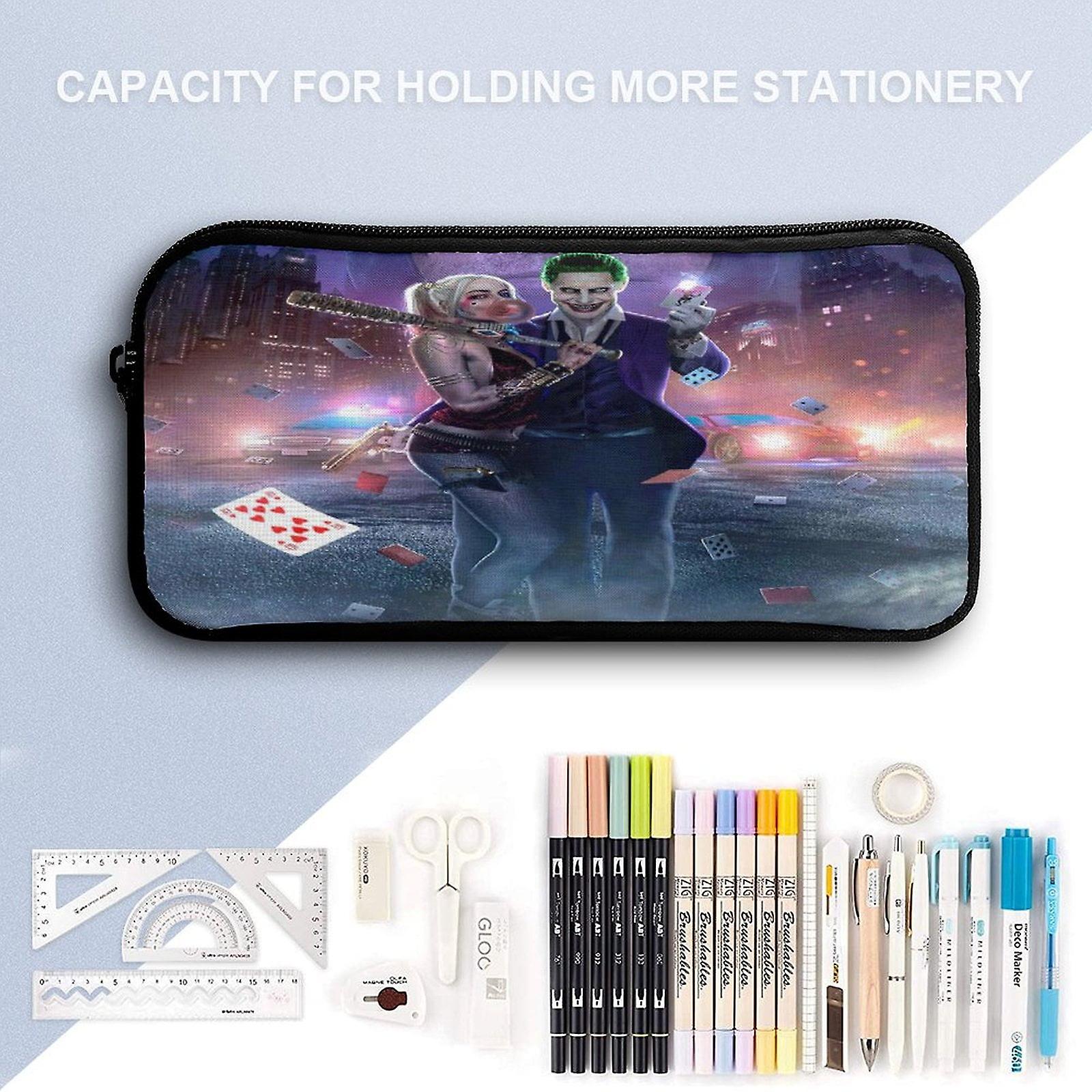 Joker Harley Quinn Backpack Set Cartoon Backpacks with Pencil Case ...