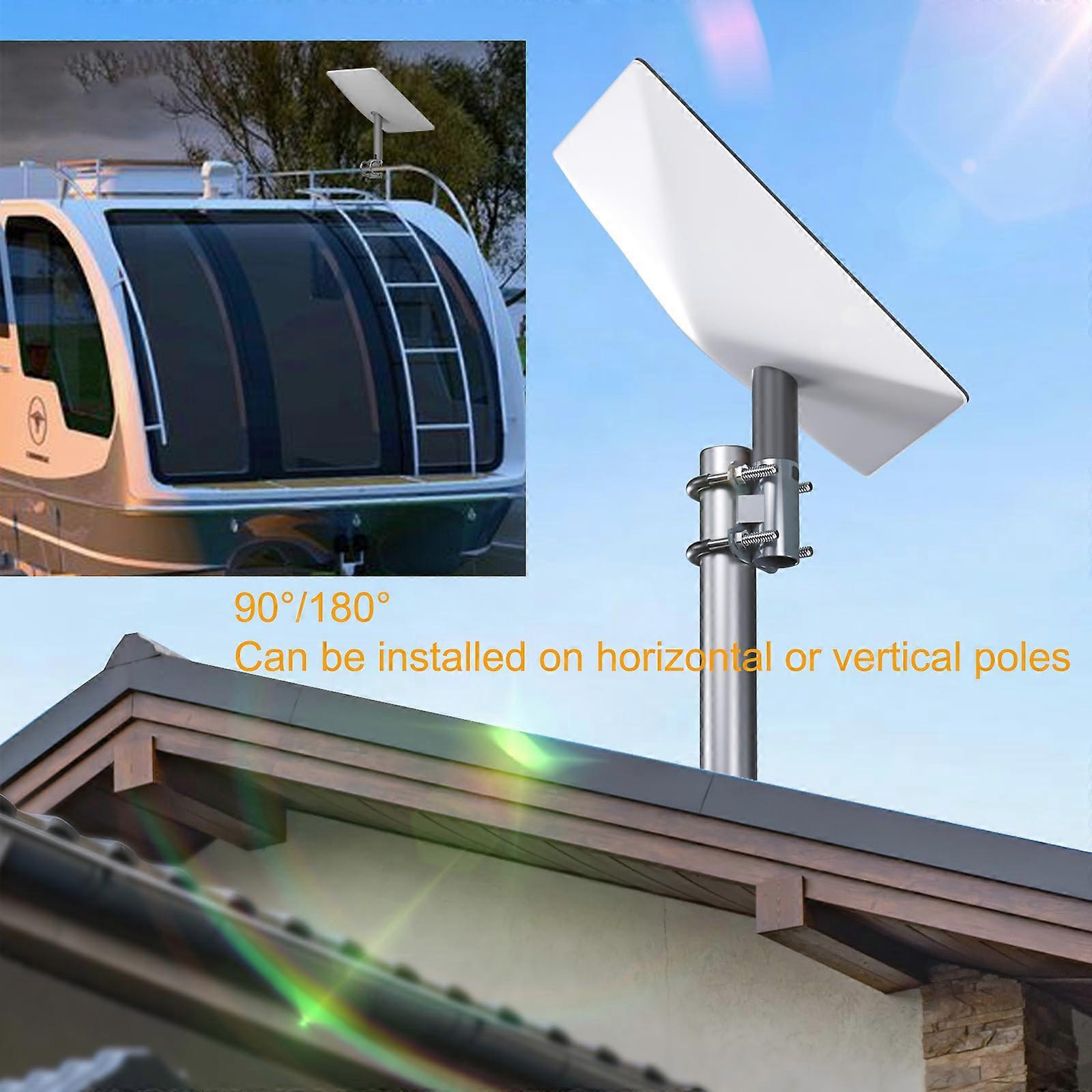 Universal U-Bolt Clamp Antenna Mount Bracket for Starlink V2 Pipe ...