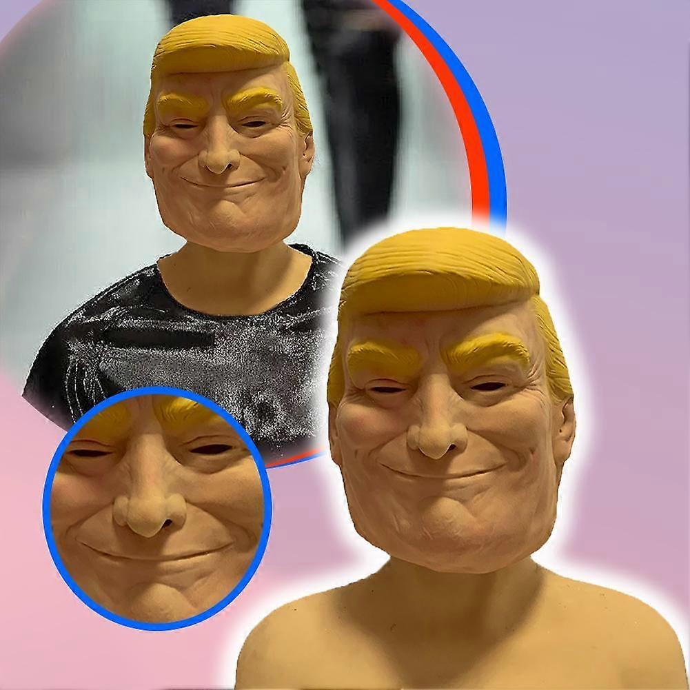 2024 Presidential Election Dress Up Latex Mask Funny Play Headgear ...