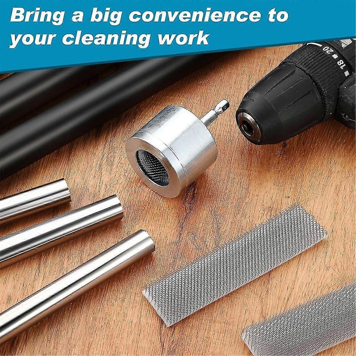 2 Pack Metal Copper Pipe Cleaner with 2 Replaceable Brushes Tube ...