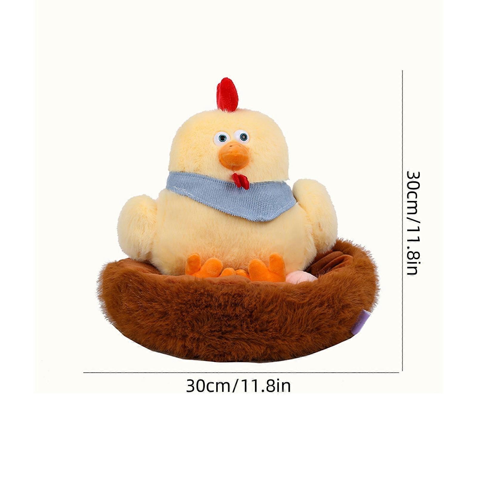 Hen Laying Eggs Playset Complete With Chicken Hen Soft Toy Nests And ...