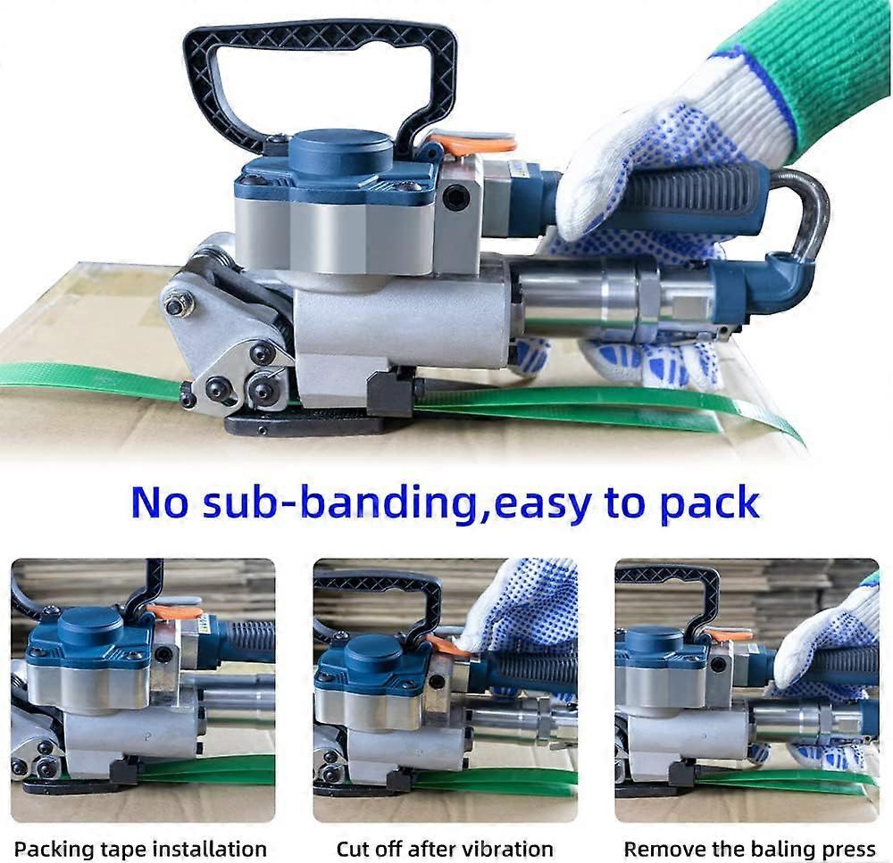B19 Pneumatic Strapping Tool Packaging Strapping Machine No Sub-Banding Handheld Strapping ...
