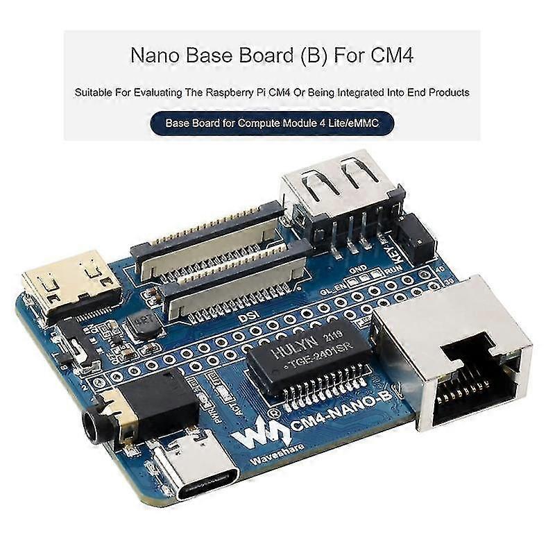 Nano Base Board (b) For Raspberry Pi Compute Module 4 Lite/emmc,same ...