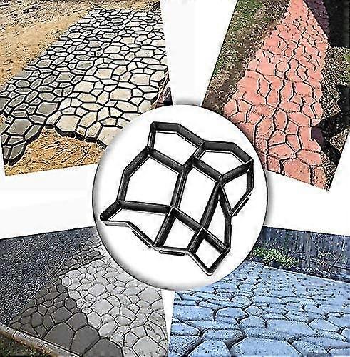 43x43cm Concrete Irregular Paver Mold For Path Path Maker Plastic ...