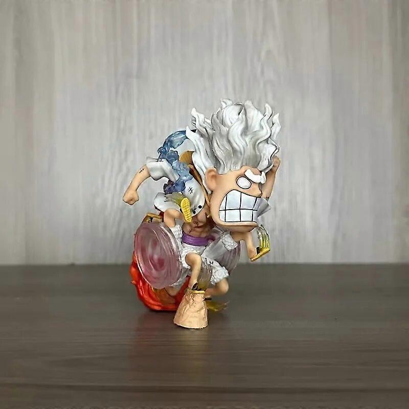 15cm Anime One Piece Figure Luffy Gear 5 Figures Sun God Nika Luffy ...