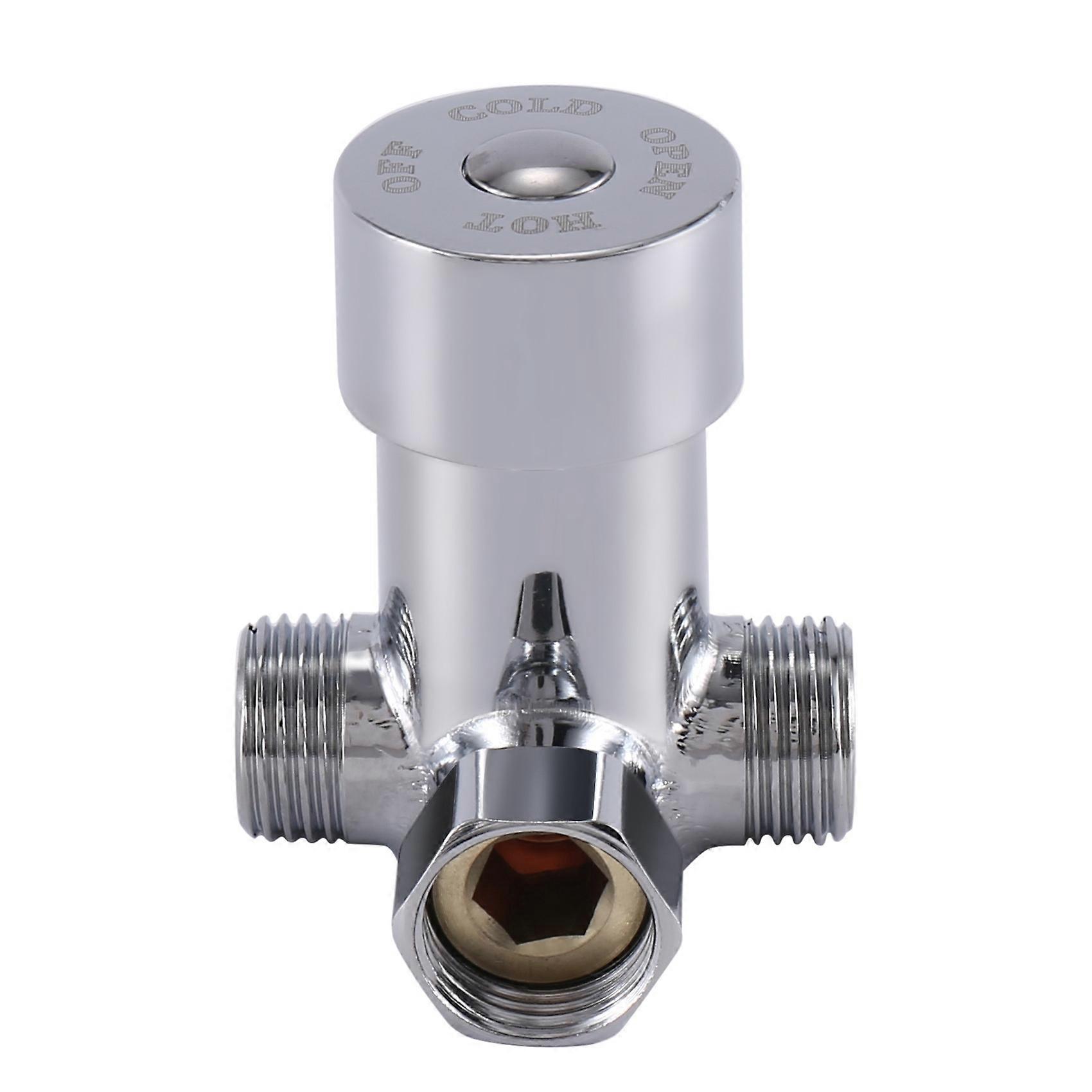 G1/2 Hot Cold Water Mixing Valve Thermostatic Mixer Temperature Control ...