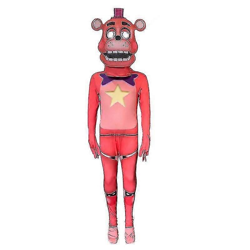 Halloween-kostym för barn Fem nätter Freddyed Jumpsuit Fnaf Cosplay ...