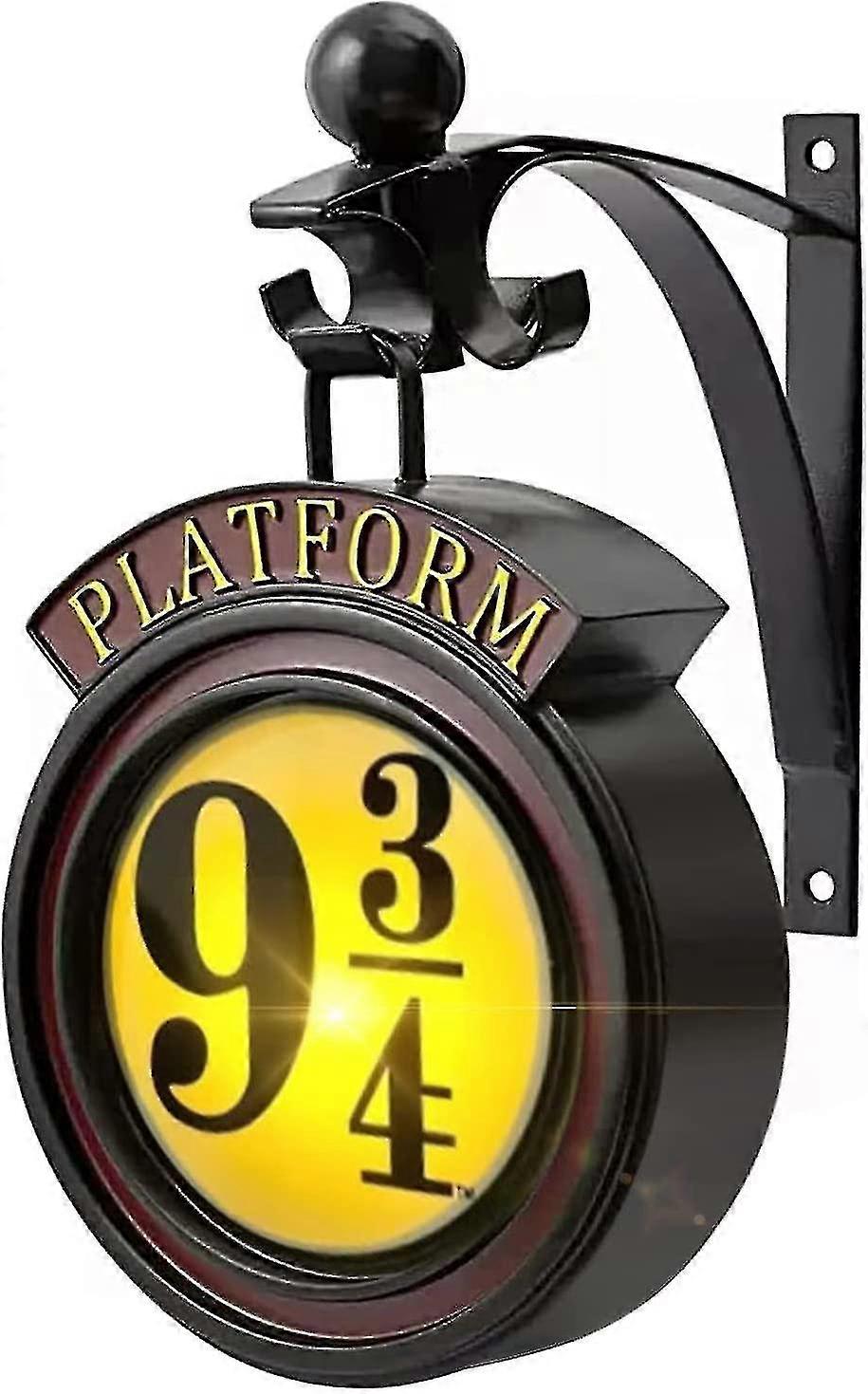 For Harries Potter Hanging 9 3/4 Night Light Vintage 9 3/4 Sign Wall ...