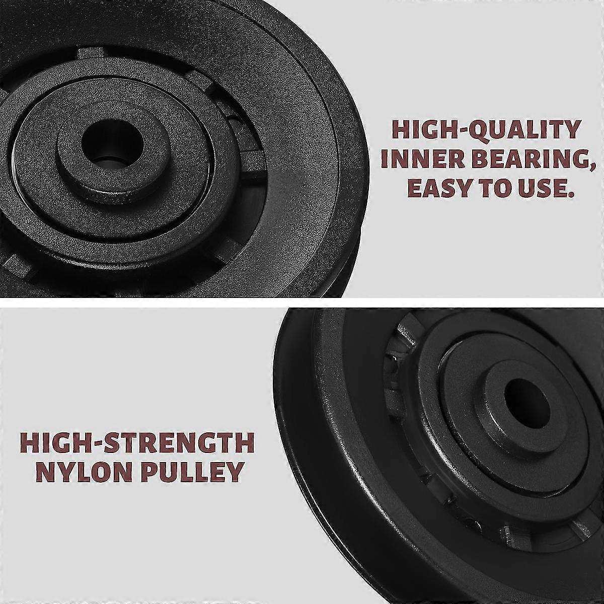 Pulley Wheels Universal Wearproof Abration Bearing Pulley Wheel Guide ...