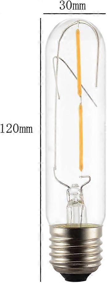 2X E27 LED Filament Bulb 2W Retro Edison Filament Bulb Warm White ...