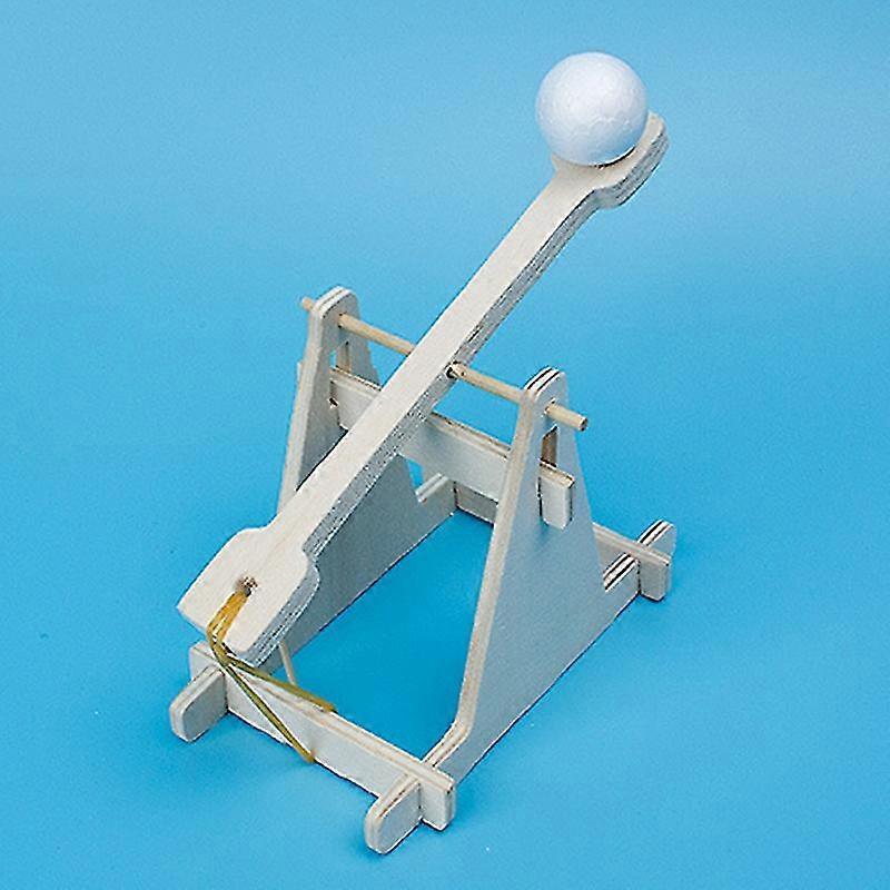 Children Scientific Experiment Diy Trebuchet Toy Handmade Crafts Model ...