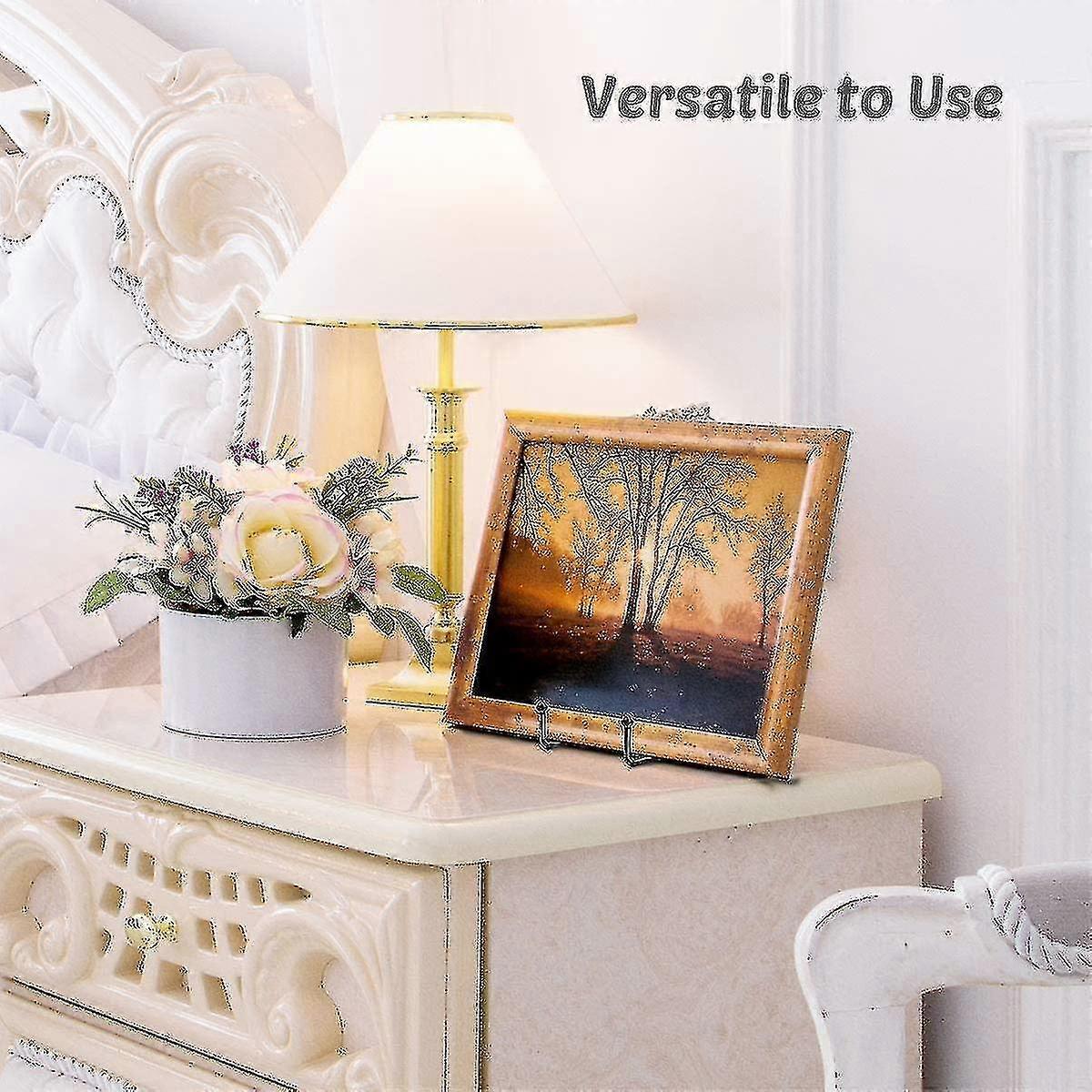 6 Inch Plate Holders For Display -2pcs Plate Holder Black Iron Easel ...