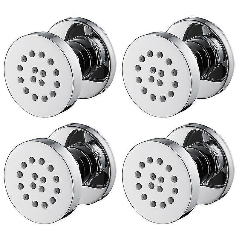 Round Shower Body Jet Sparyer Massage Spa Rain Showerhead Side Wall ...