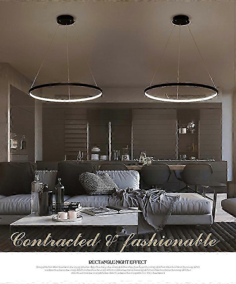 60CM 80CM 100CM Modern Pendant Lights For Living Room Dining Room ...