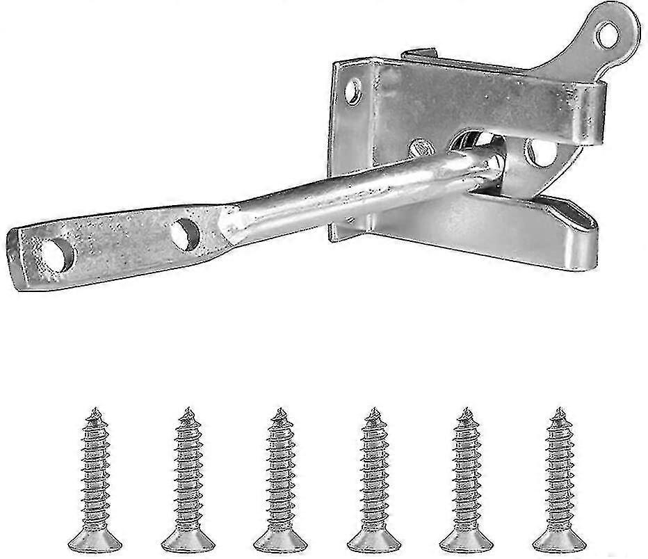 Stainless Steel Garden Gate Latch Lever Automatic Locking Garden Gate ...