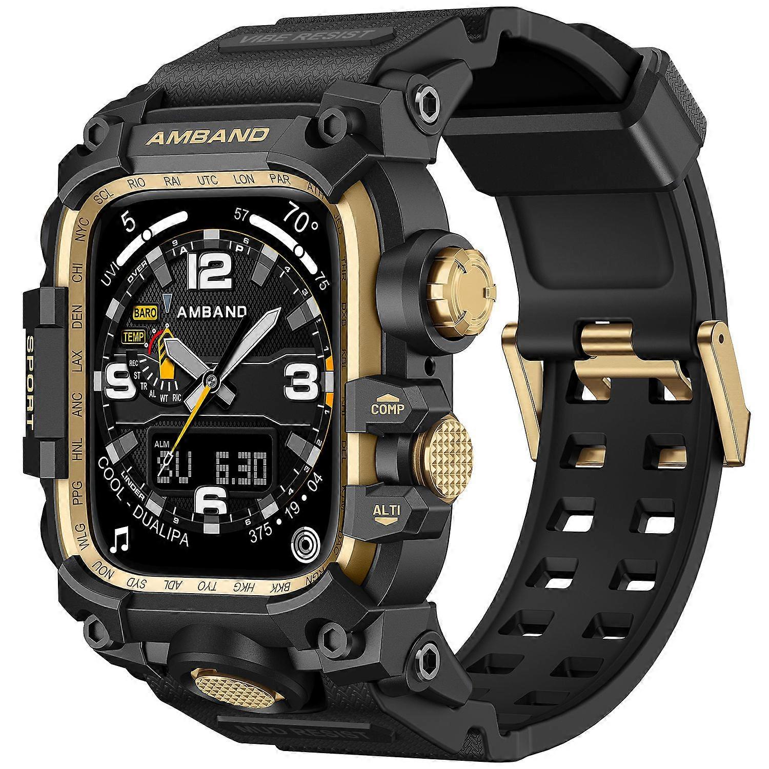 AMBAND For Apple Watch Ultra 49mm Bump Proof TPU Watch Strap with ...