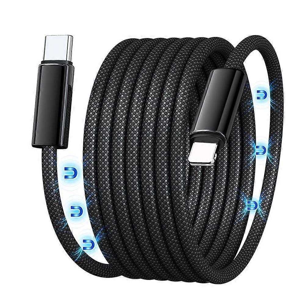 Magnetic Data Cable Braid USB C Cable Retractable Fast Charging Cable ...