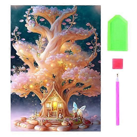 5D Colorful Rhinestones Diamond Art Kit Embroidery Flower Butterflies ...