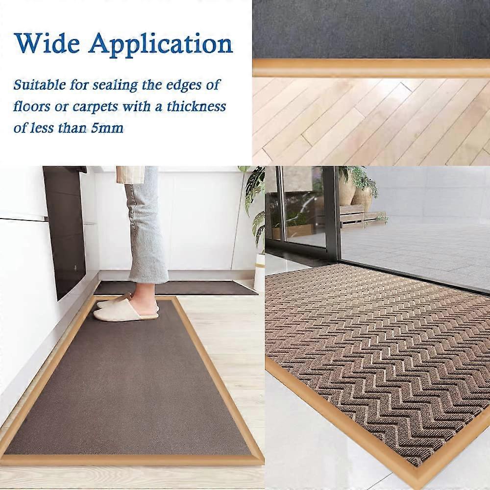2 Meters Edge Guard-PVC Carpet Edge Strip-Rubber Floor Transition ...