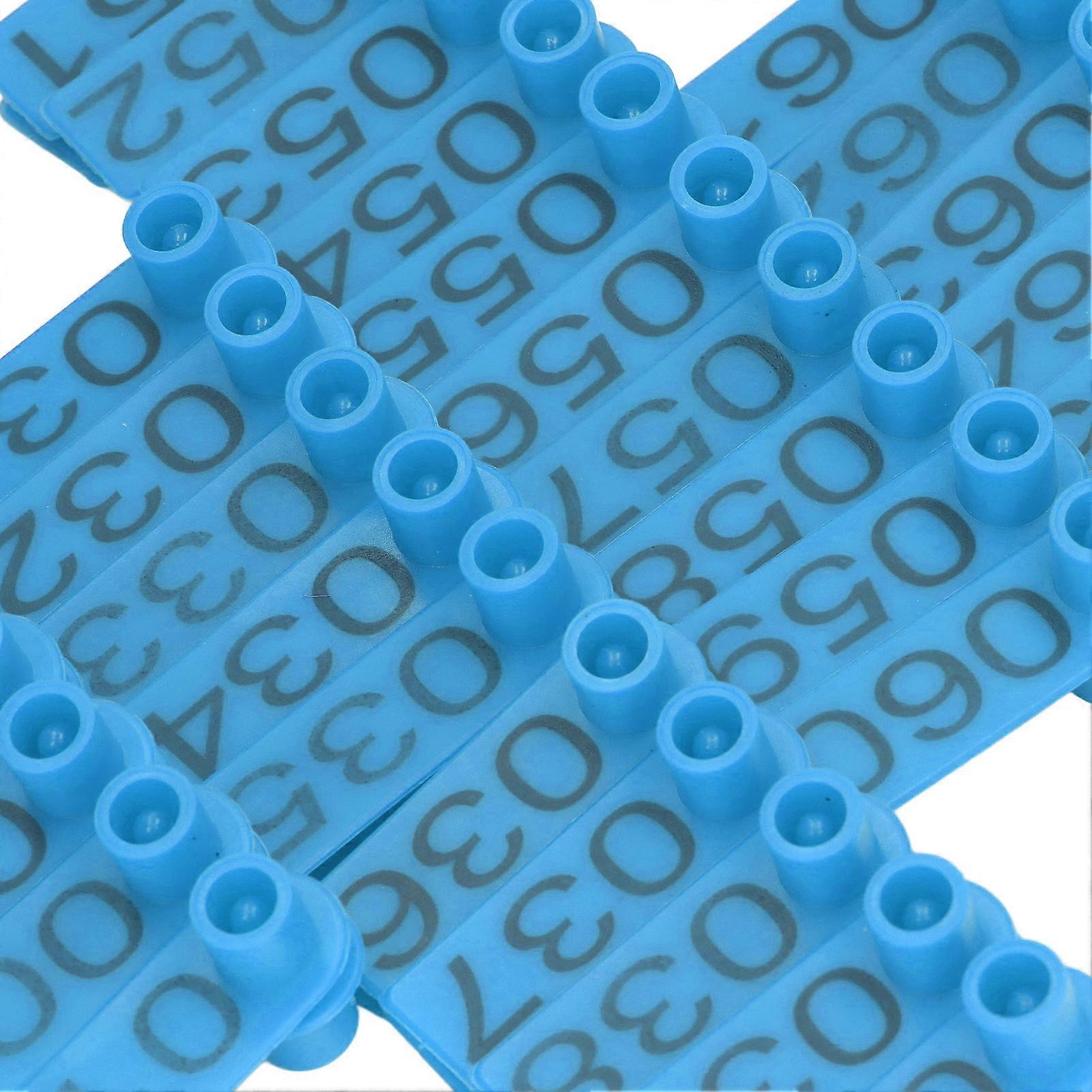 100 Sets Numbered Cattle Ear Tags Accurate Livestock Identification ...