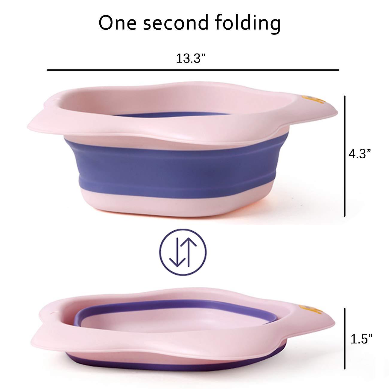 Foldable Baby Washbasin, Portable Wash Basin, Outdoor Camping Water ...