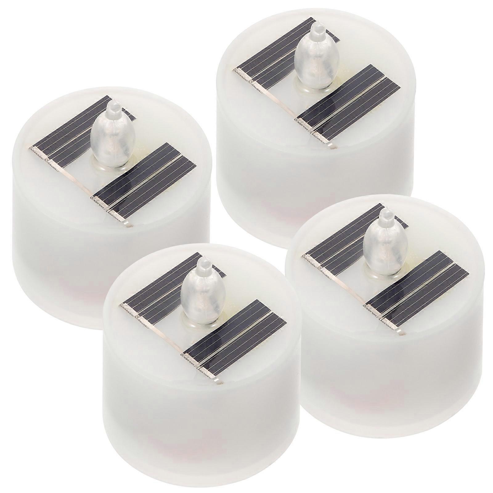 Solar Tea Lights Outdoor Solar Tea Lights for Garden Yard Waterproof ...