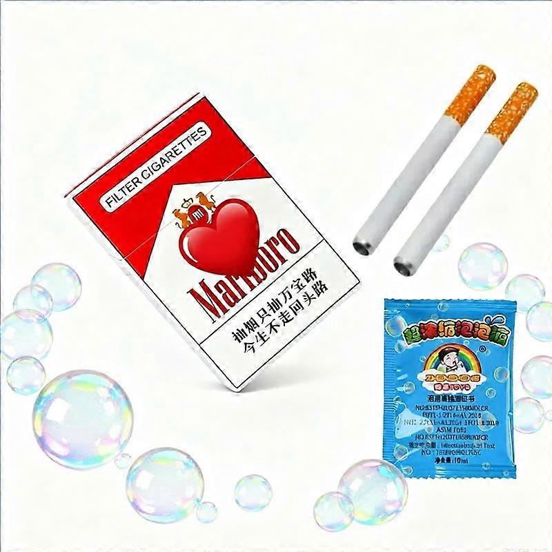 Simulated Cigarette Box Bubble Blower - Stress Relief Fidget Bubble ...