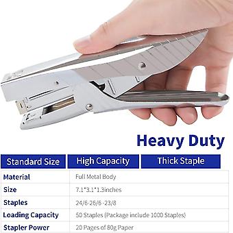 Easy desktop stapler with staples, stapler office, easy to load ...