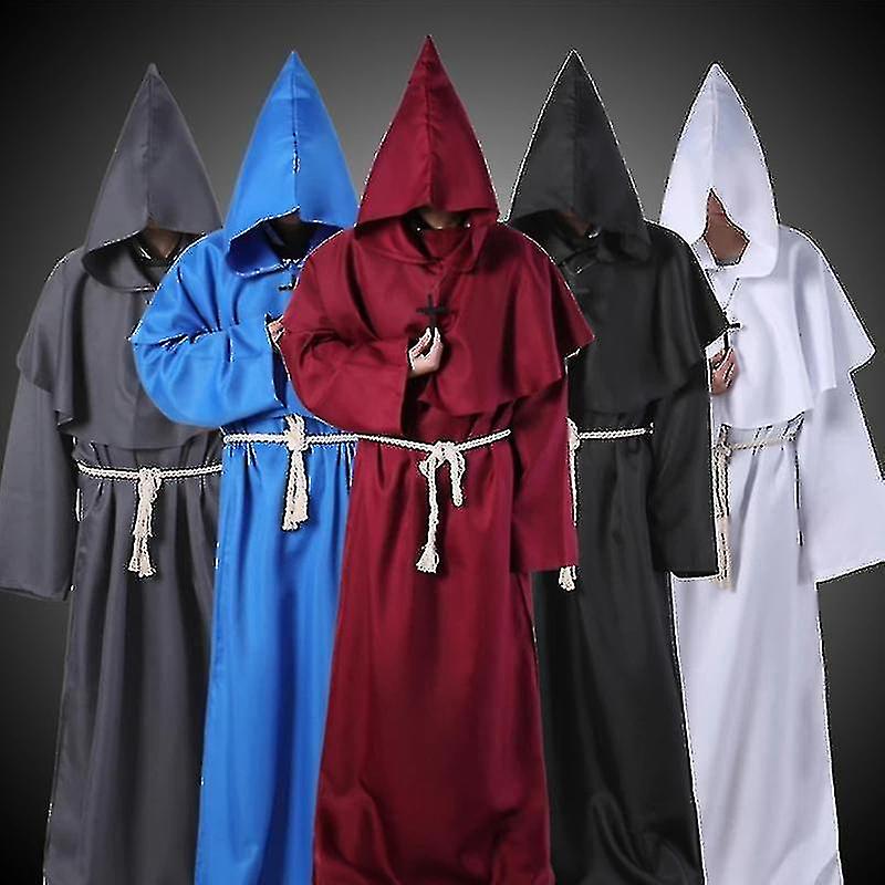 2024 Middeleeuwse gewaad met capuchon Plague Doctor kostuum masker hoed ...