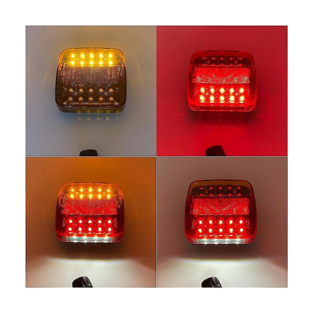 Wireless Trailer Lights Kit For Towing Truck, Rechargeable Led Tow ...