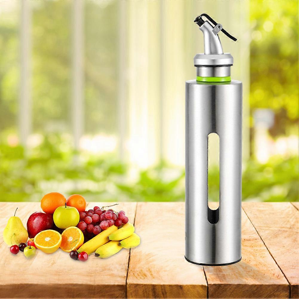 Stainless Steel Visual Leak-Proof Oil Bottle Olive Oil Bottle Dispenser ...