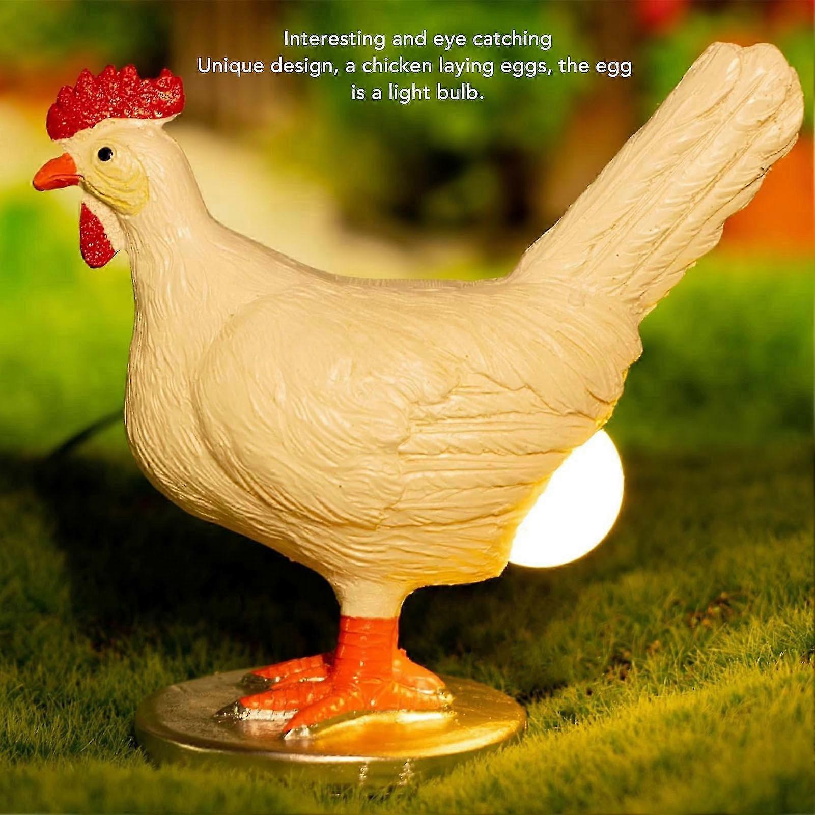 Chicken Egg Lamp DIY Painting Hen Laying Egg Lamp USB Warm Light LED ...