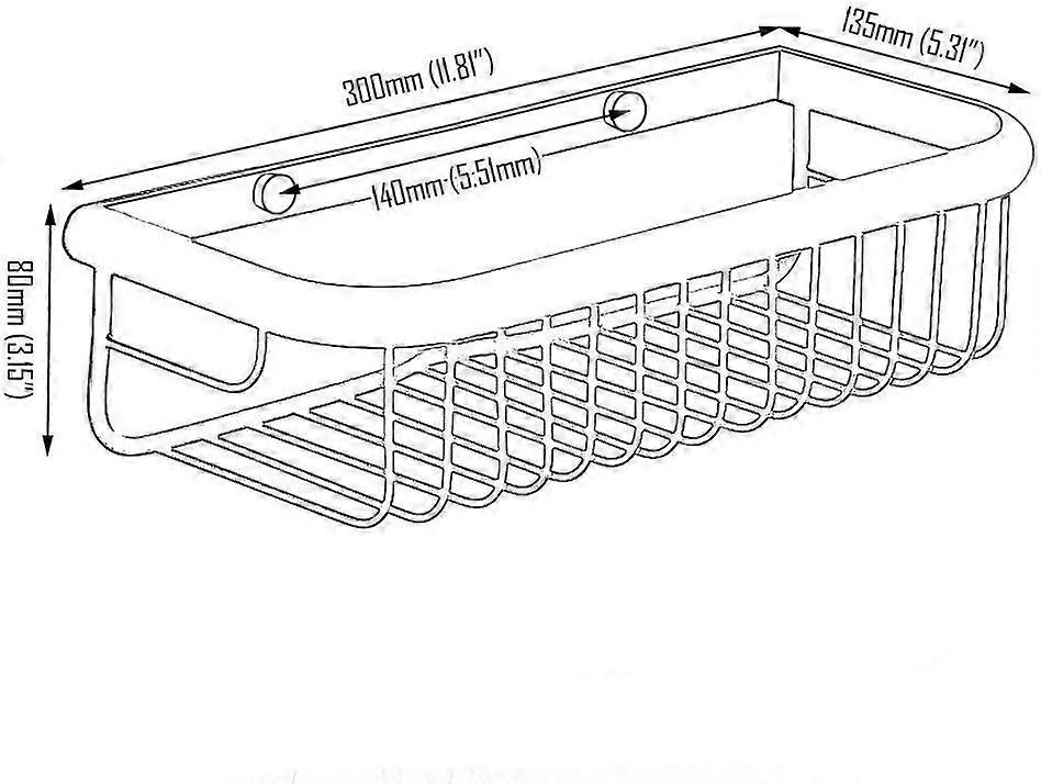 Bathroom Shower Shelf Basket 30 Brass Shower Organizer Antique Brass ...