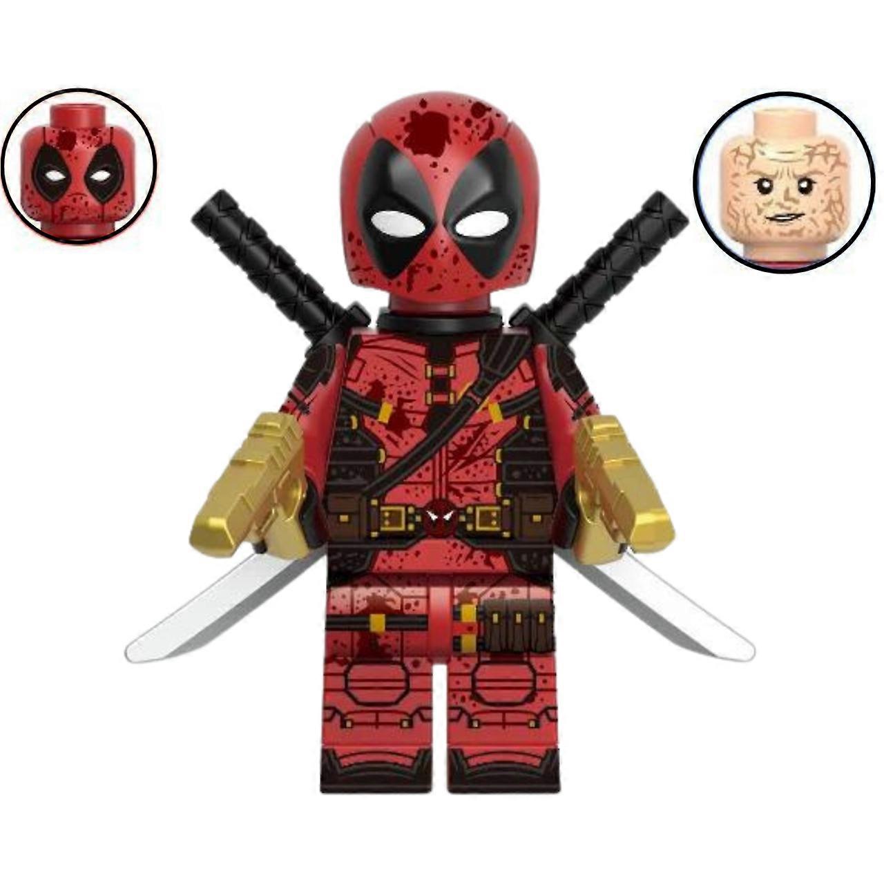 Deadpool X Wolverine Gambit X-23 Kimiko Minifigure Set With Weapons ...