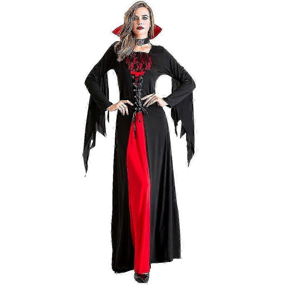 Vampire Costume For Women, Gothic Female Vampire Halloween Costume ...