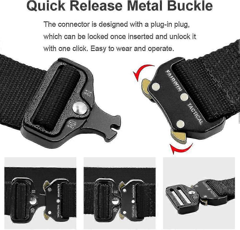 Tactical Belts For Men, Rigger Belt Utility Web Nylon Work Belt For Men ...