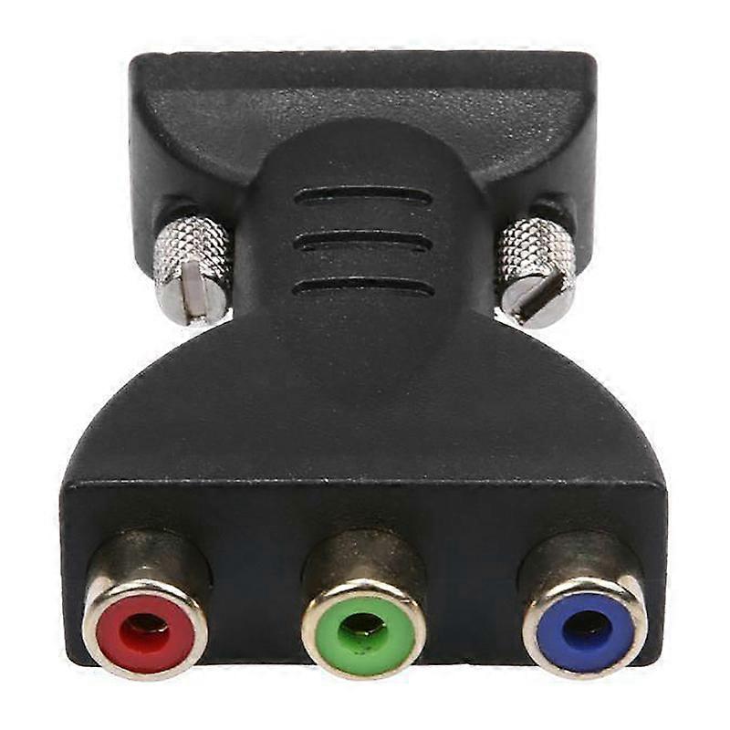 3RCA RGB Female to HD 15-Pin VGA Style Component Video Jack Adapter ...