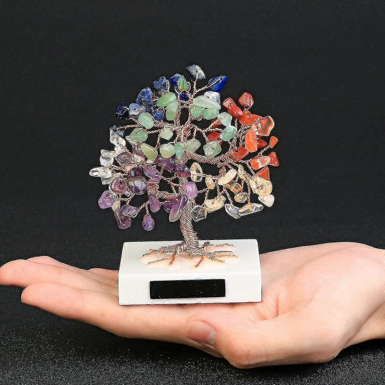 Premium Natural Tree Of Life Chakra Crystal Tree With Healing ...