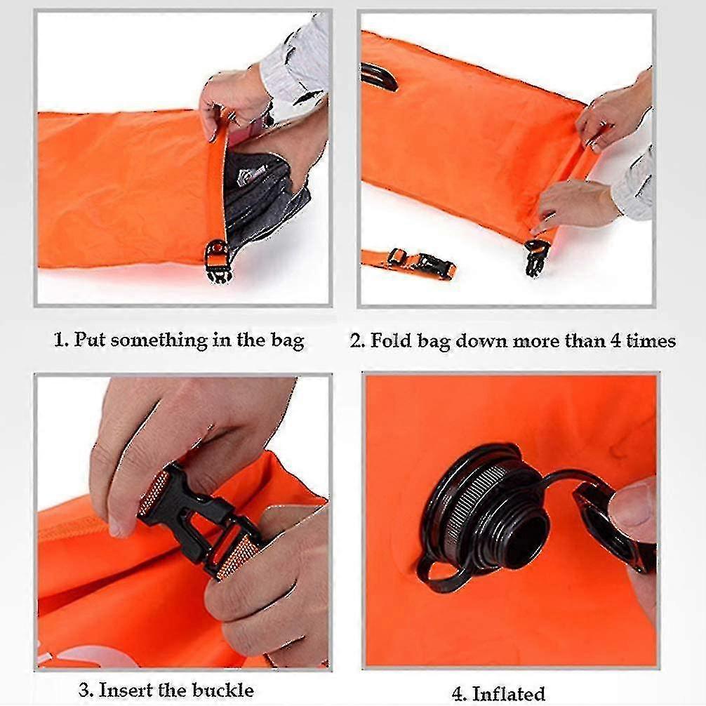 Swim Buoy - Swimming Buoy Tow Float And Dry Bag For Open Water Swimmers ...