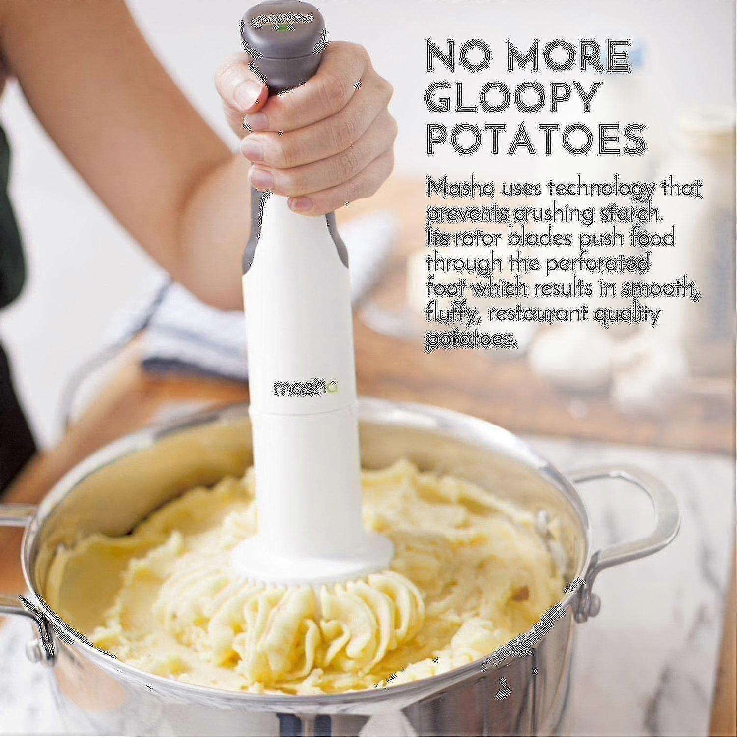 Electric Potato Masher Hand Blender 3-in-1 Multi Tool Blends Purees ...