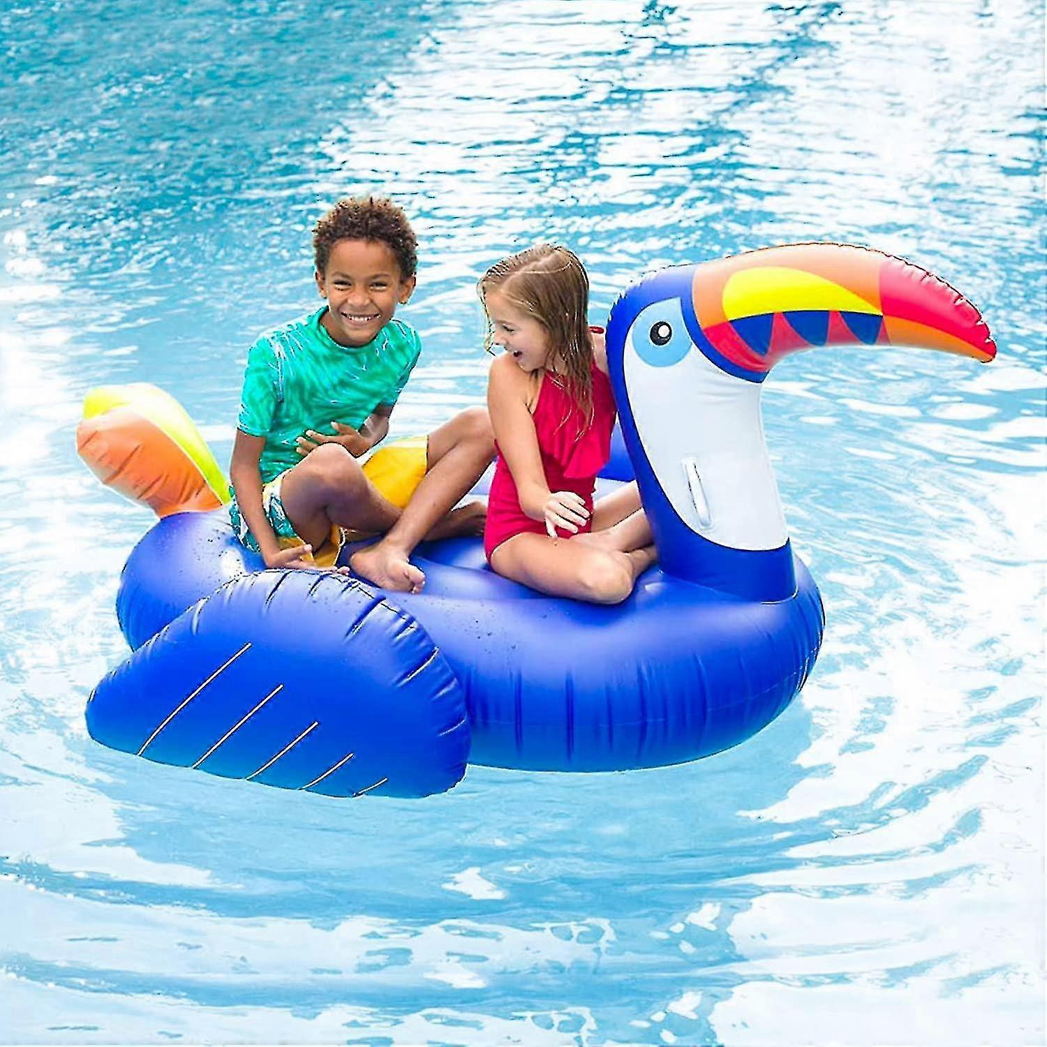 Blue Toucan Giant Inflatable Buoy | Blue Toucan | Pool And Beach Party ...