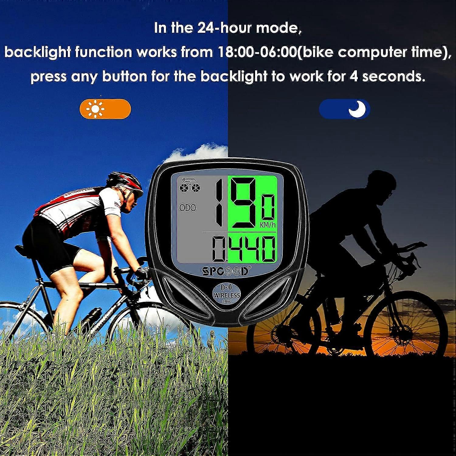 Bicycle computer wireless IP54 waterproof 16 functions bicycle computer ...