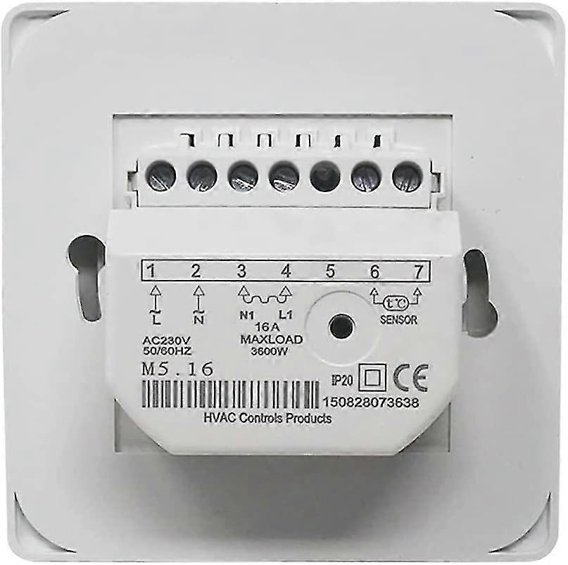 Manual Underfloor Heating Thermostats 220v 16a, Electric Underfloor ...