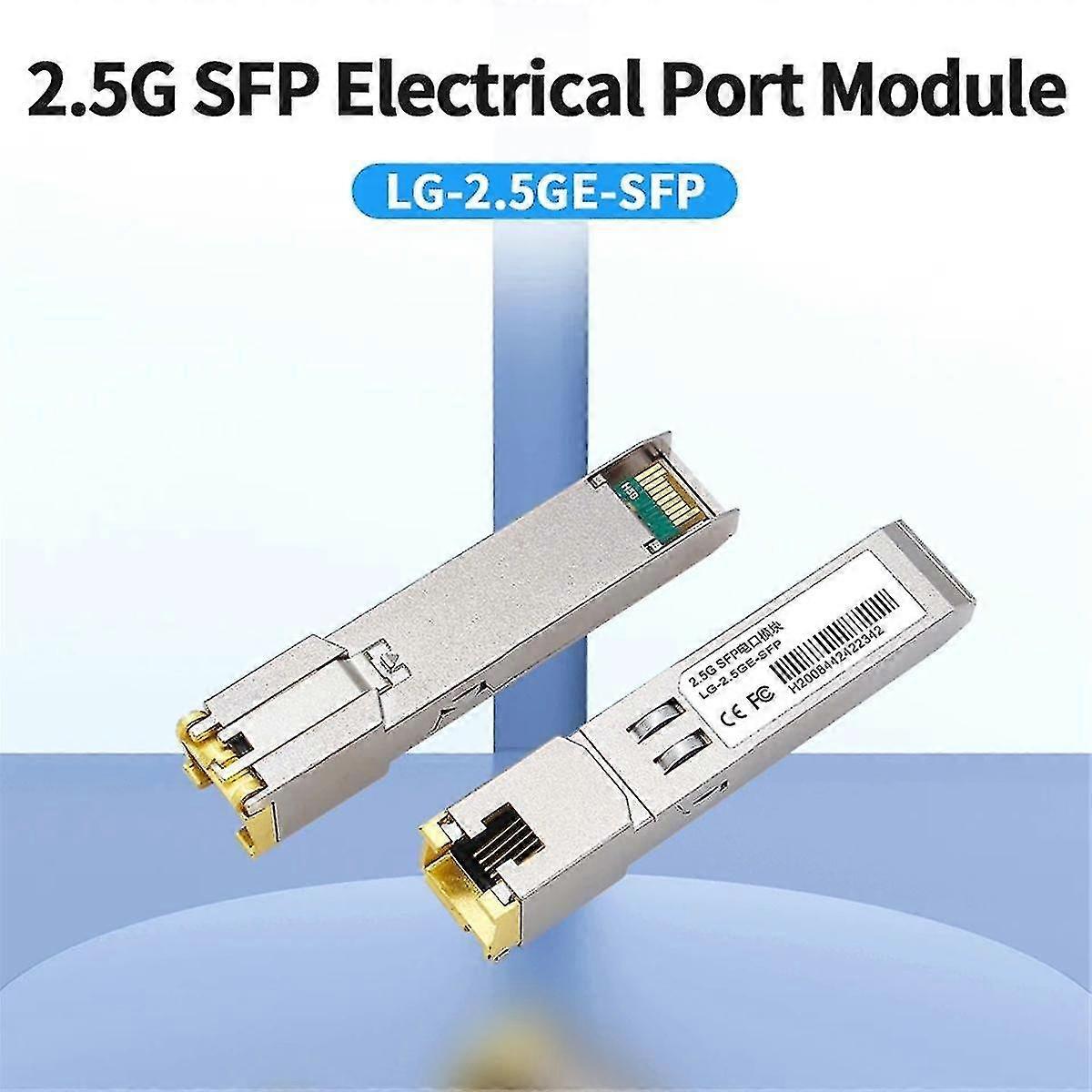 high quality2.5g Sfp Module 2500m Optical Port Turn To Rj45 Ethernet ...