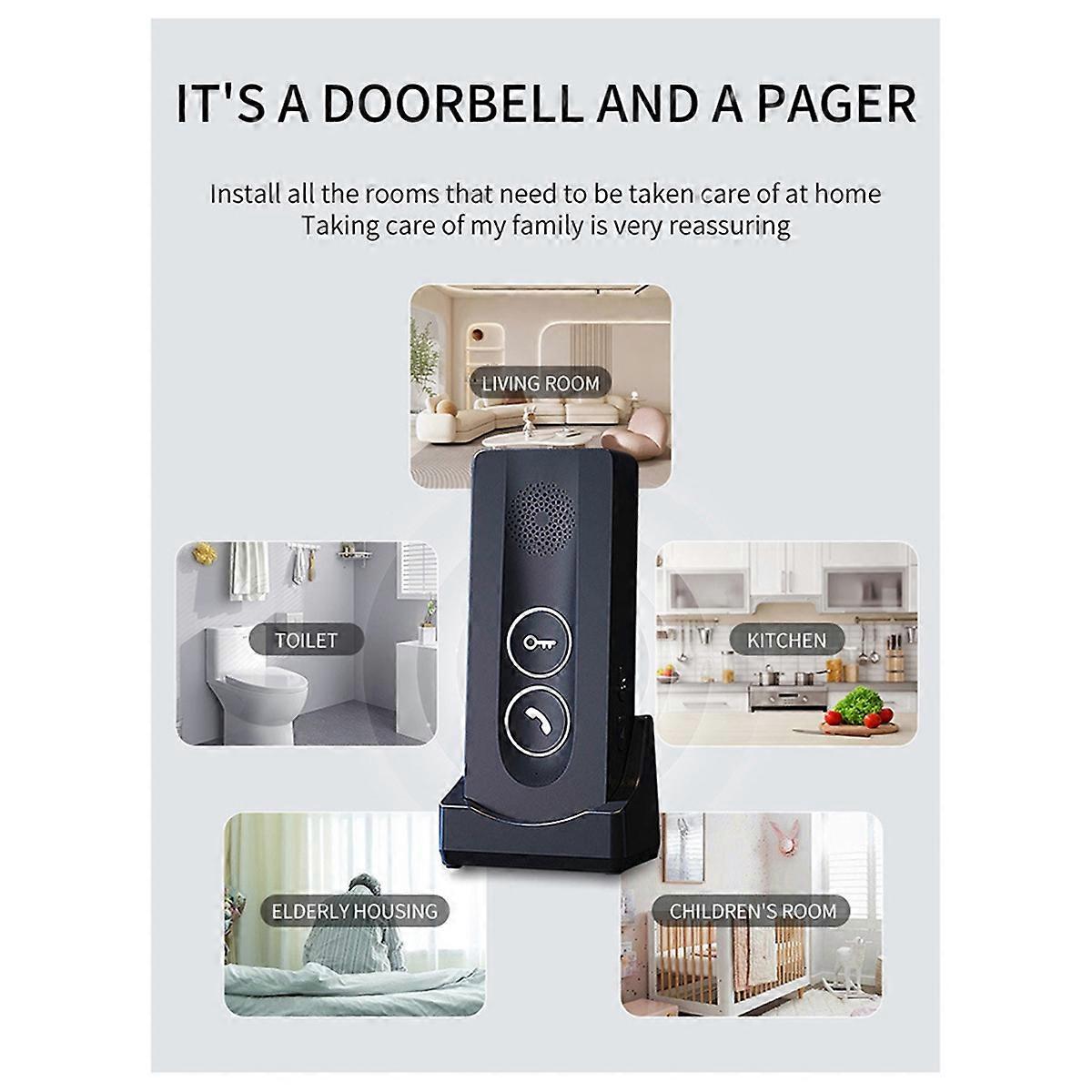 New 800M Long Distance Outdoor Doorbell Wireless Intercom Door Phone ...