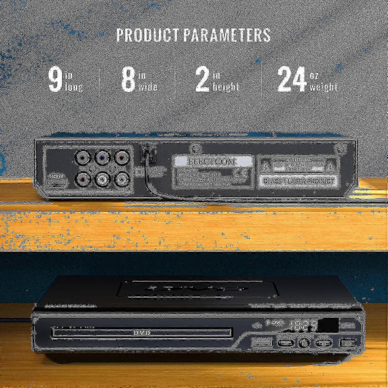 DVD Player For TV Blu-ray DVD Player With Remote Control Hdmi Cable Wigslar | Fruugo IT