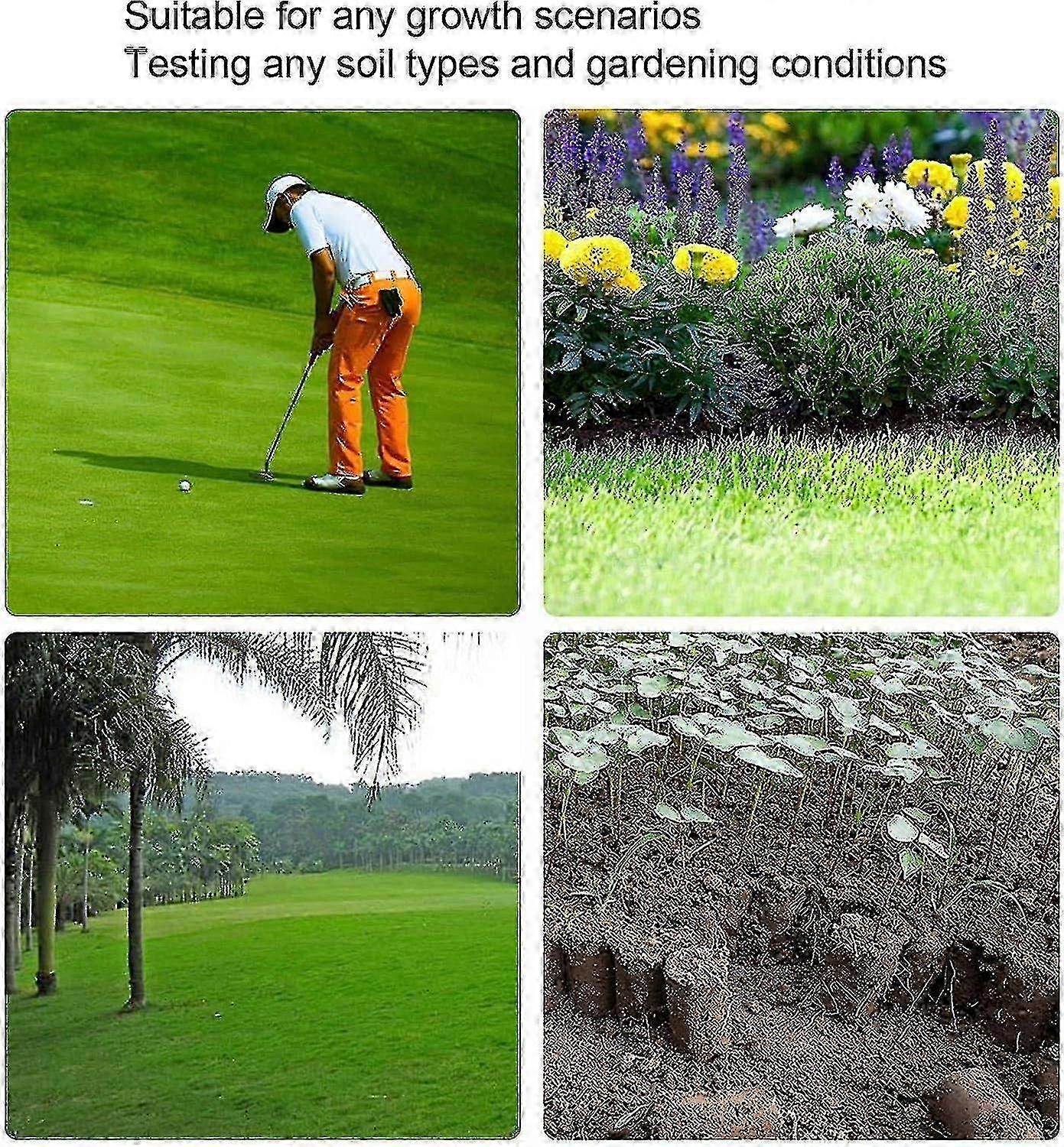 Soil Sampler Probe, 22.8in Stainless Steel T Style Handle Soil Test ...