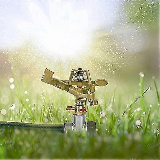 Large Area Metal Lawn Sprinkler Circular Sprinkler Pulse Sprinkler 1/2 ...