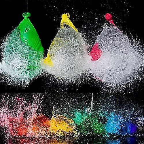 500 Water Balloons Biodegradable Latex Bombs with Filler Adapter Summer ...